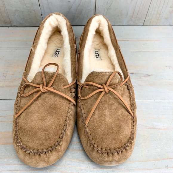 UGG | Shoes | Ugg Olsen Chestnut Suede Mens Slippers New Us 2 | Poshmark